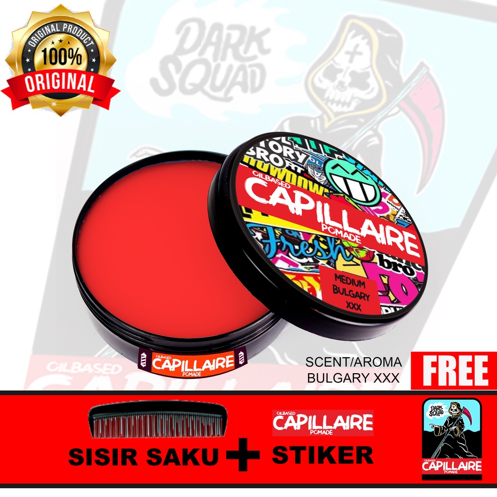 Jual POMADE OILBASED CAPILLAIRE 60 GRAM GRATIS SISIR DAN STICKER ...