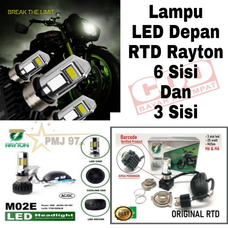 Jual Lampu RTD Rayton Lampu LED RTD Rayton Original 6 sisi dan 3 sisi ...