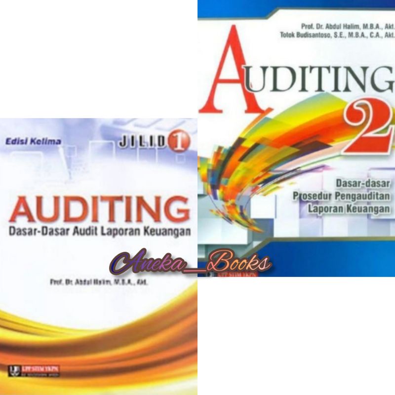 Jual Auditing Edisi 5 Buku 1 & 2 By Prof. Dr. Abdul Halim | Shopee ...