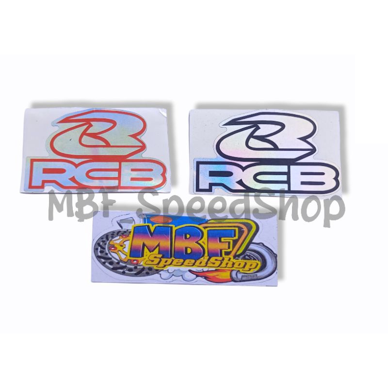 Jual Sticker rcb hologram sticker shock belakang rcb hologram harga per ...