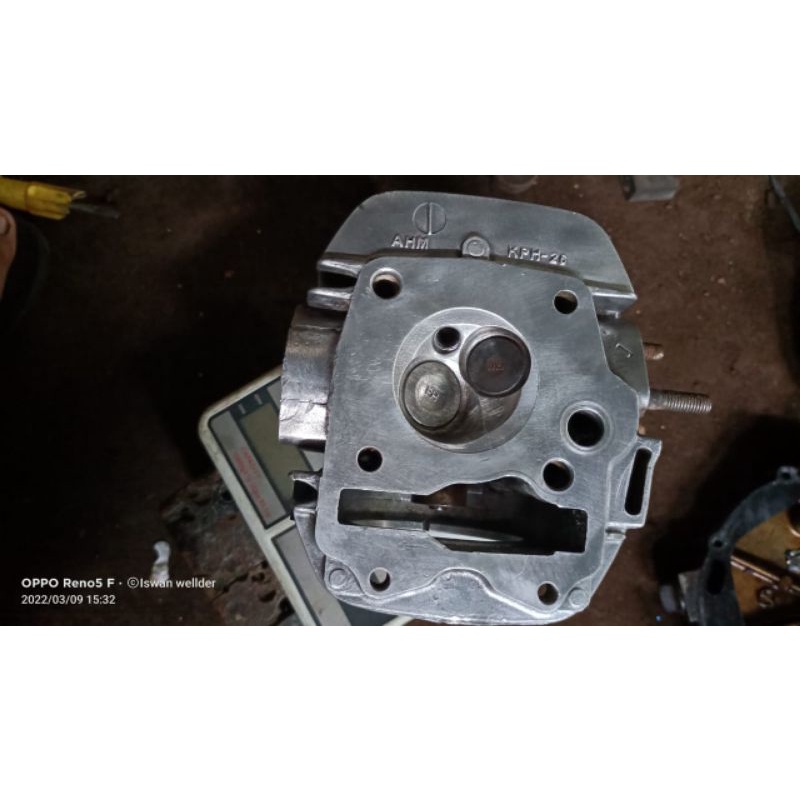Jual head kop silinder kop honda supraX125,kharisma,kirana original ...