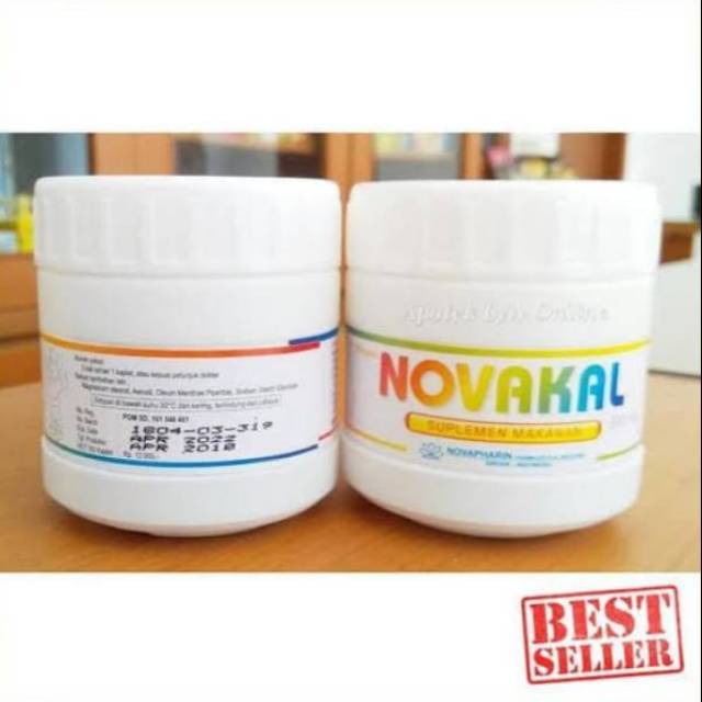 Jual Novakal Calcium Lactate 500mg Pot 100 tab | Shopee Indonesia