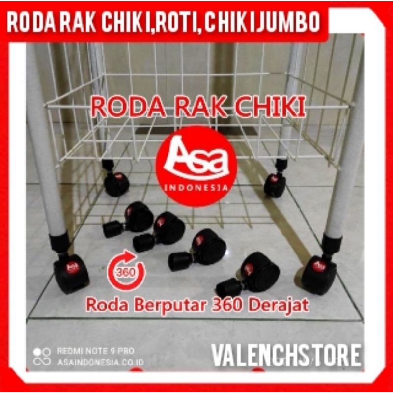 Jual RODA RAK CHIKI , RAK ROTI , RAK SERBAGUNA, RAK PIRING, RAK CEKER ...