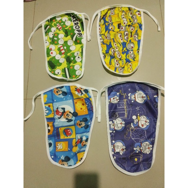Jual Popok tali bayi doraemon/keroppi/minion/mickey mouse/hello kitty ...