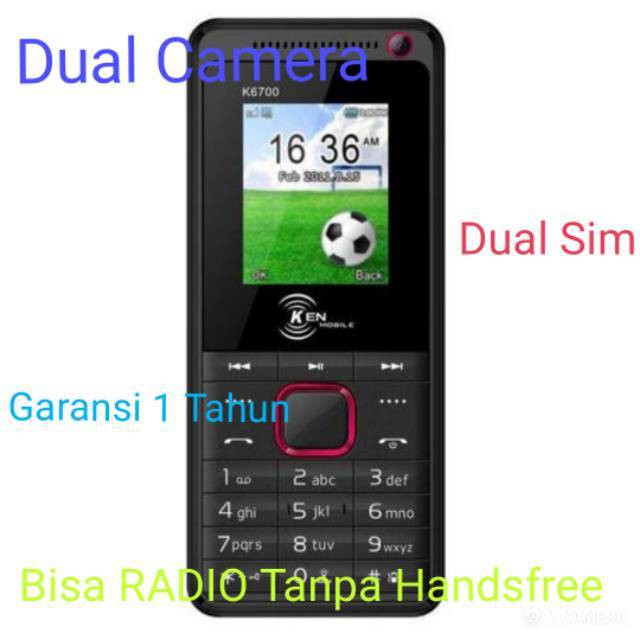 Jual Produk Original K6700 Ken Mobile - Dual SIM - Juragan Chasing | Shopee Indonesia