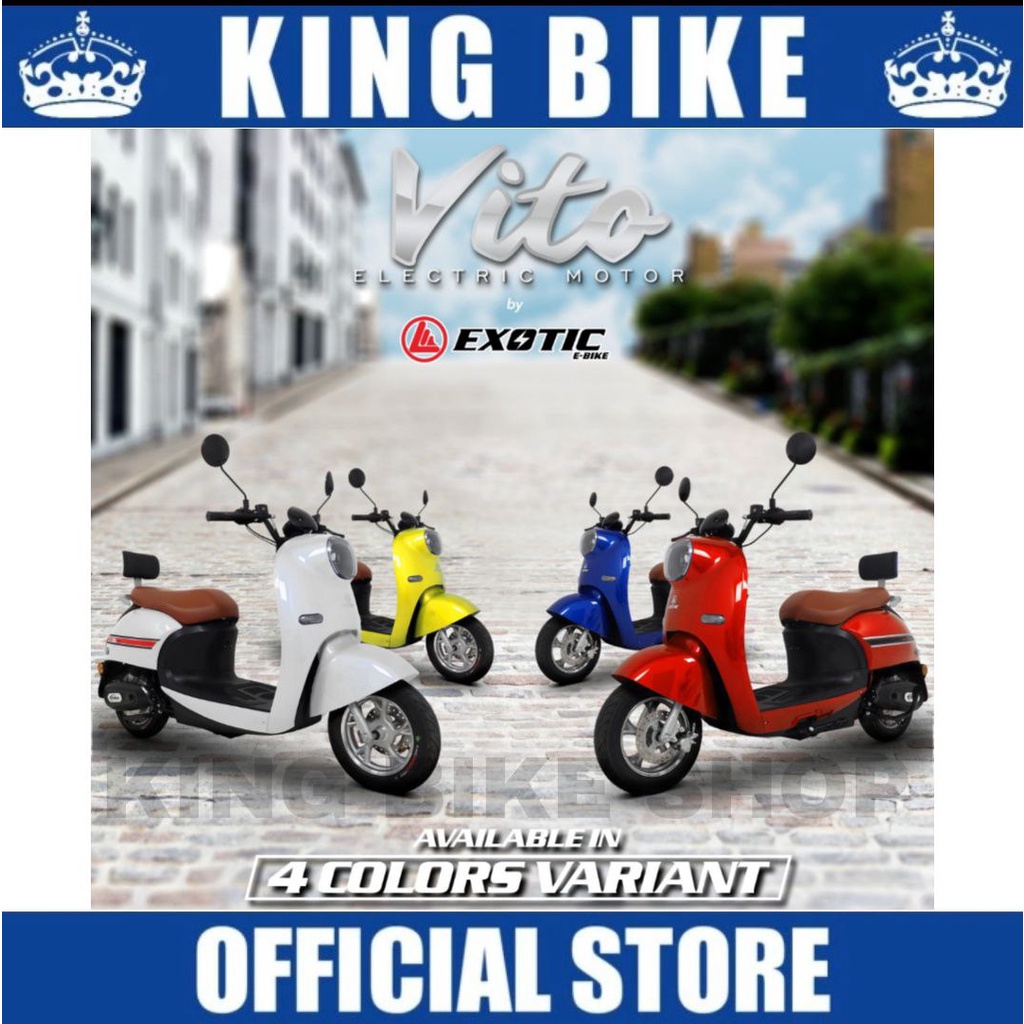 Jual Sepeda Motor Listrik EXOTIC VITO Electric E Bike 1000 Watt ...