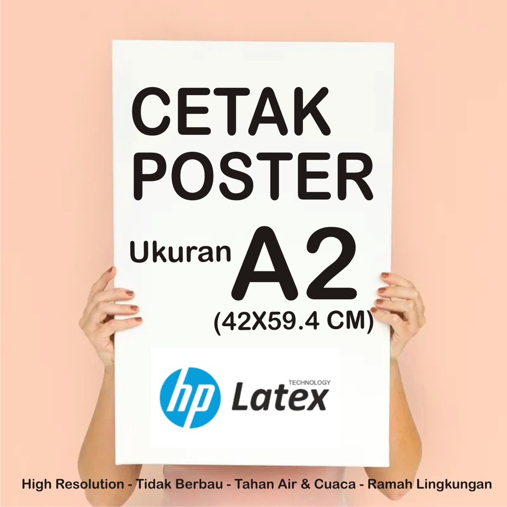 Jual Cetak POSTER ukuran A2 (42x60 cm) Laminasi | Shopee Indonesia