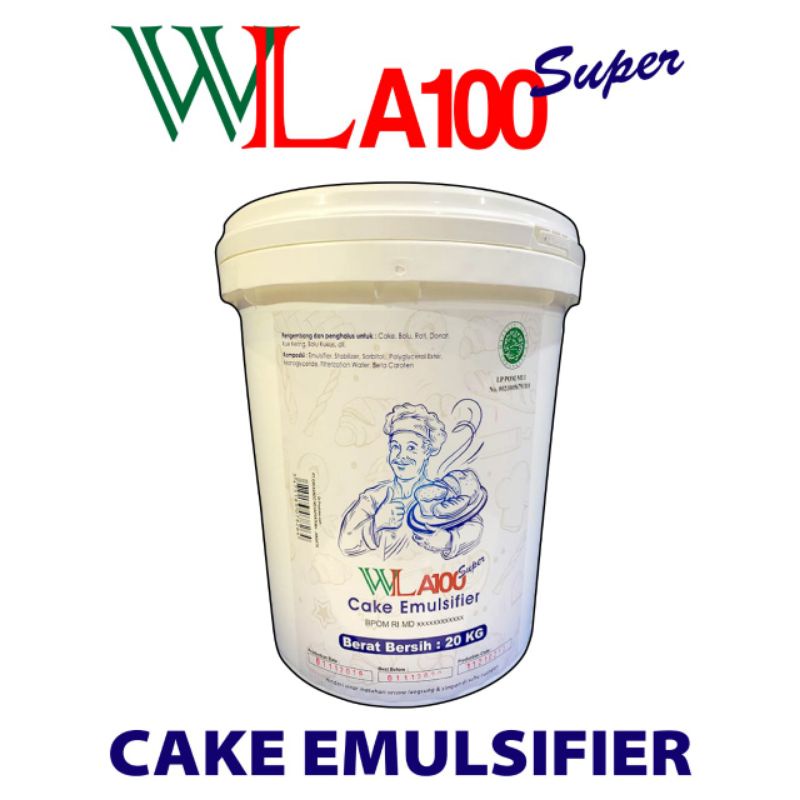 Jual Pengembang Kue/SP (Cake Emulsifier WLA100 Super) 20Kg | Shopee ...
