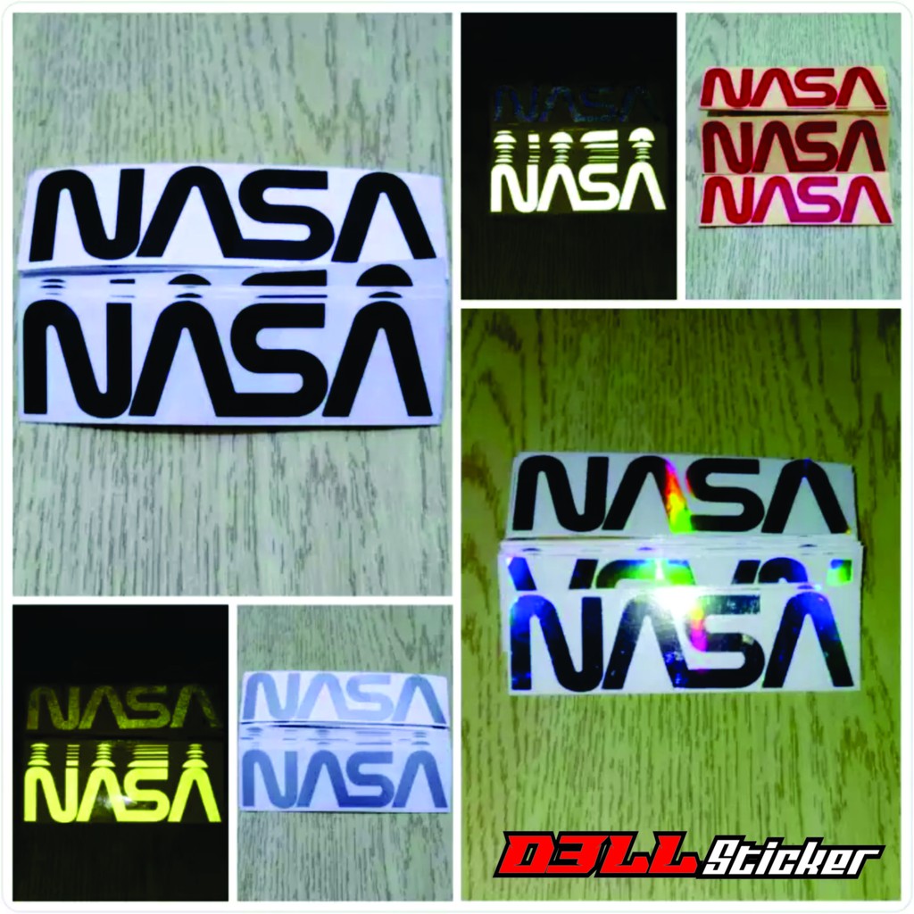 Jual sticker cutting nasa / cutting sticker nasa / sticker cutting ...