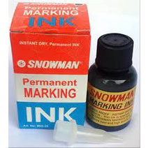 Jual POPPURI SHOP - Refill Ink Snowman Permanent Marking (Tidak bisa di ...