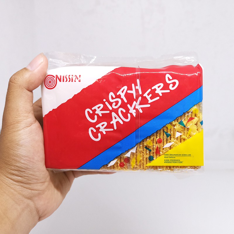Jual Nissin Crispy Crackers Biskuit Pack 225g | Shopee Indonesia