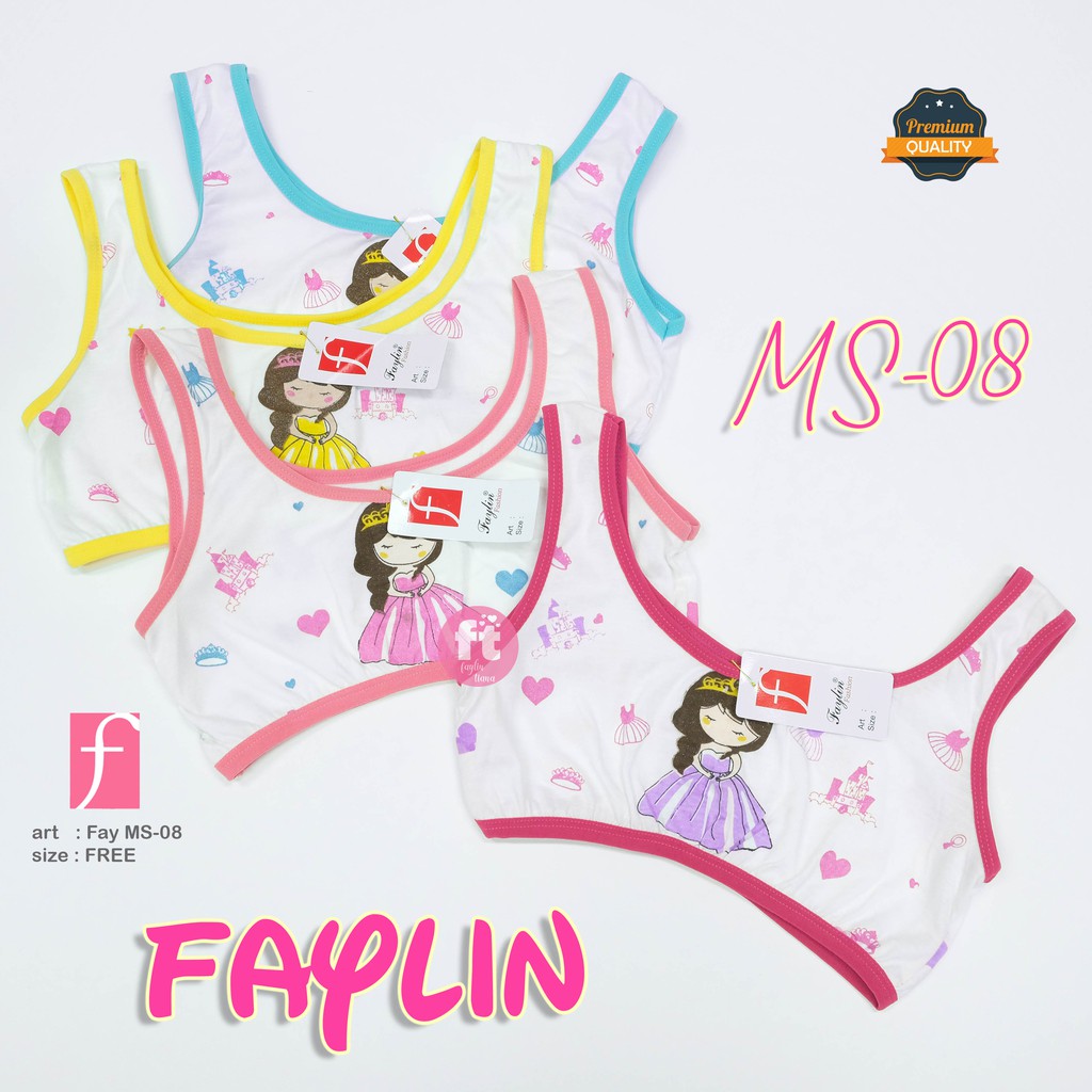 Jual FAYLIN | 100% COTTON Miniset Anak Cewek / MINISET TALI BESAR ...