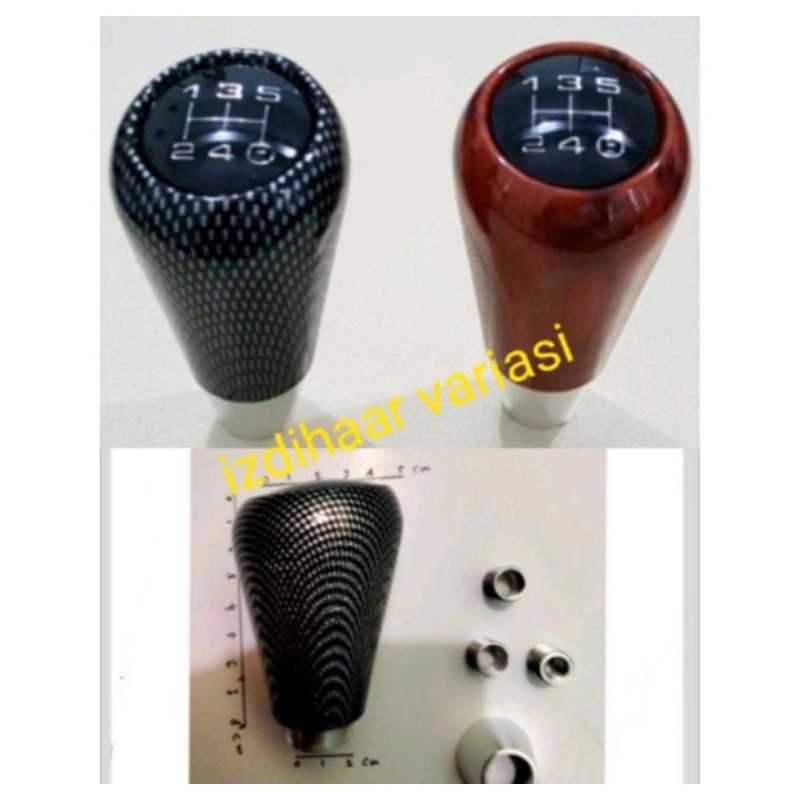 Jual Gear Knob Manual Mobil RANGER FORD Handle Persneling Carbon Wood ...
