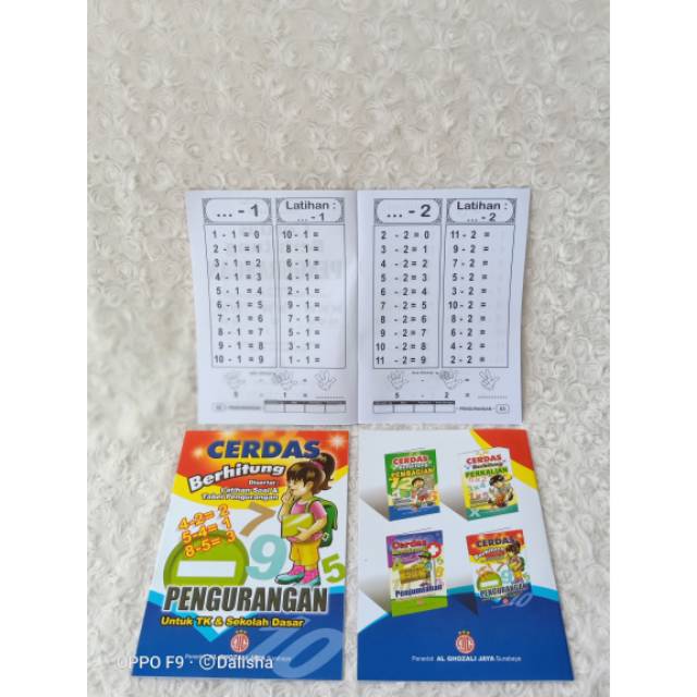 Jual Buku Tk/Sd Cerdas Berhitung Pengurangan | Shopee Indonesia