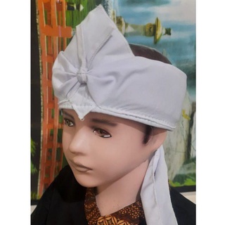 Jual ikat sunda hitam putih polos ikat kepala sunda Iket sunda ...