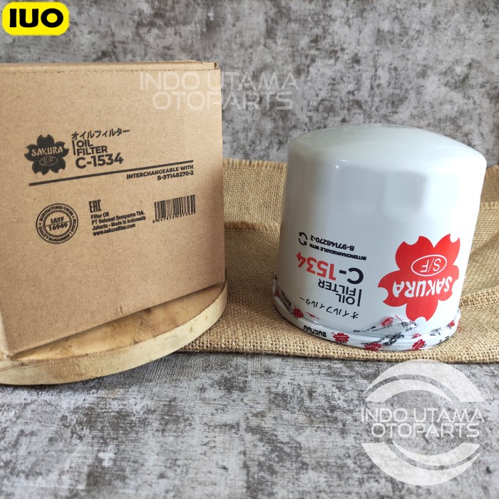 Jual Filter Oli Isuzu ELF 135PS ELF NKR66 NKR71 ELF Giga Sakura C-1534 ...