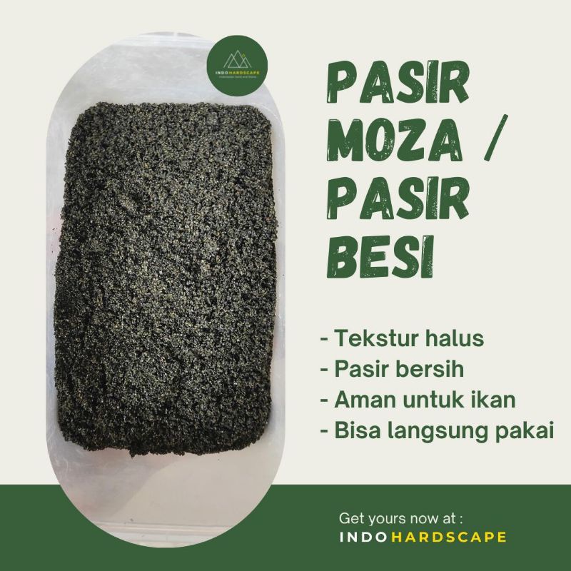 Jual 500GR PASIR MOZA / PASIR BESI / SILIKA HITAM | Shopee Indonesia
