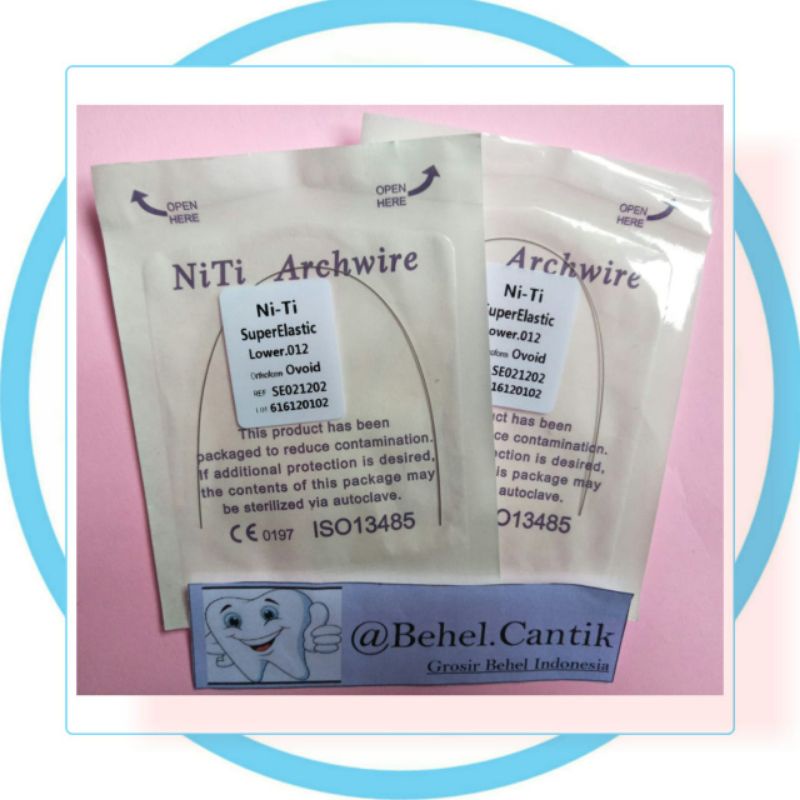 Jual KAWAT GIGI KAWAT BEHEL GIGI ECER PER 2PCS KAWAT GIGI BEHEL NITI ...