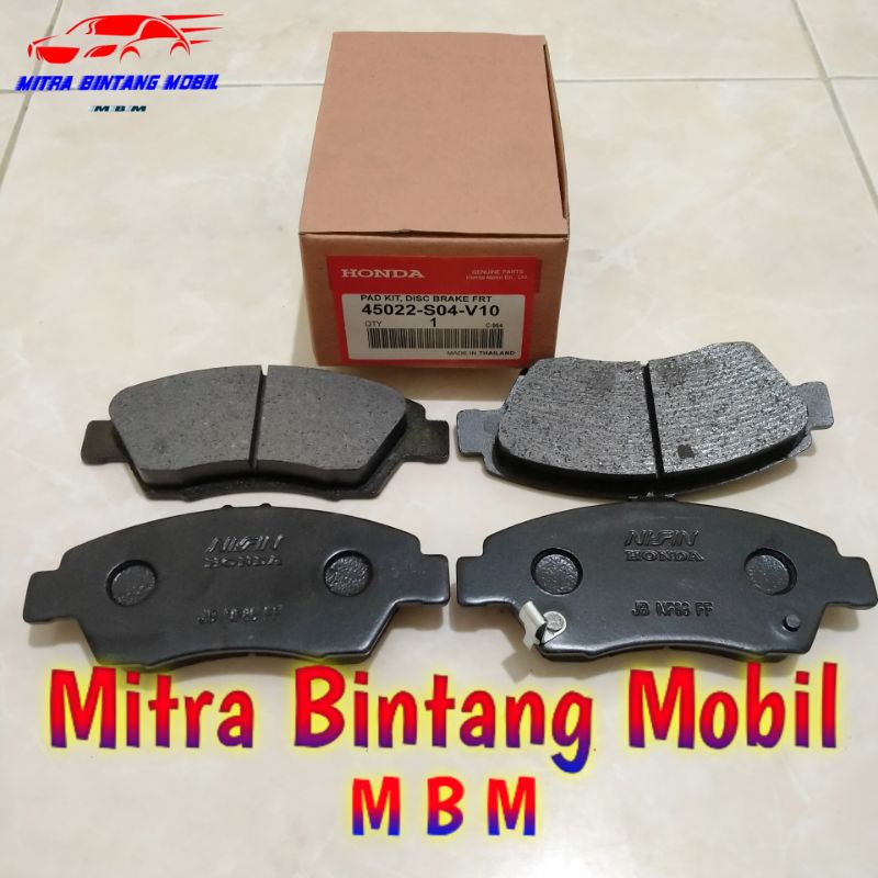 Jual Kampas Kanvas Rem Depan Brake Pad Front Honda Mobilio 1 Set ...
