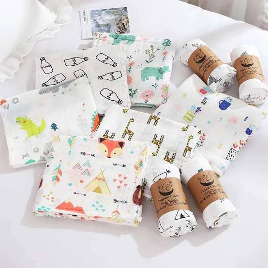 Jual Swaddle Muslin Carterlove 120cm x 110cm Motif Kain Bedong Bayi 70 ...