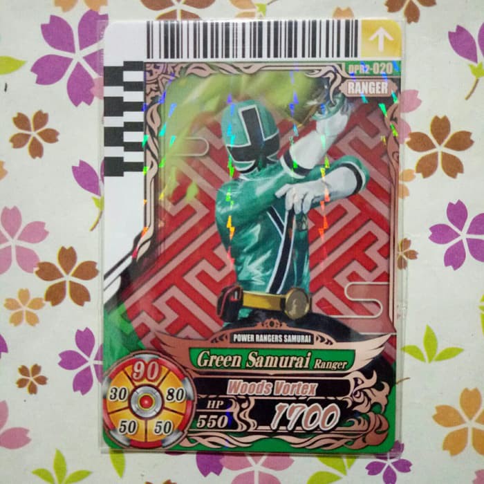 Jual power ranger card battle bronze ranger green samurai v2 | Shopee ...