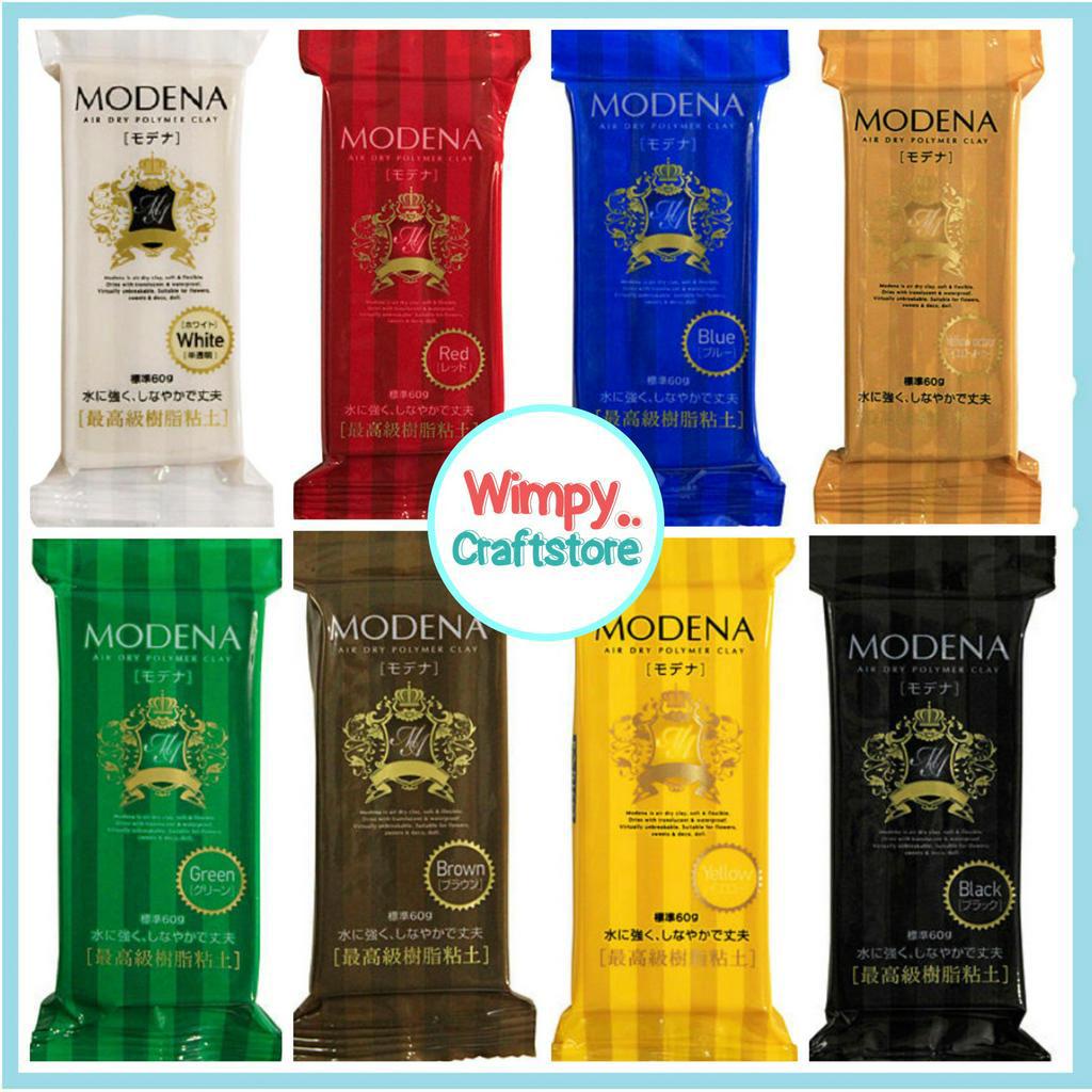 Jual MODENA Clay Air Dry Clay Padico Japan Bahan Clay Craft Polymer ...
