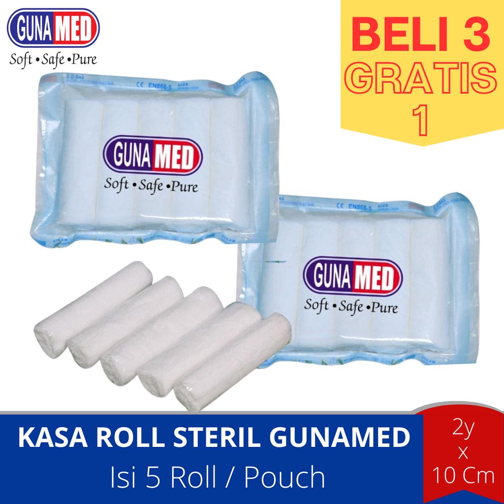 Jual KASA ROLL STERIL 10CM (ISI 5) / KASA PERBAN/ KASA STERIL | Shopee ...