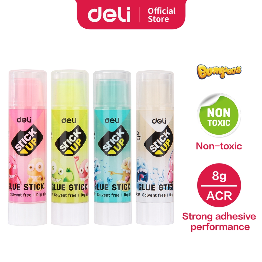 Jual Deli Lem Stik Gel Warna Transparan tidak beracun EA20700 | Shopee ...