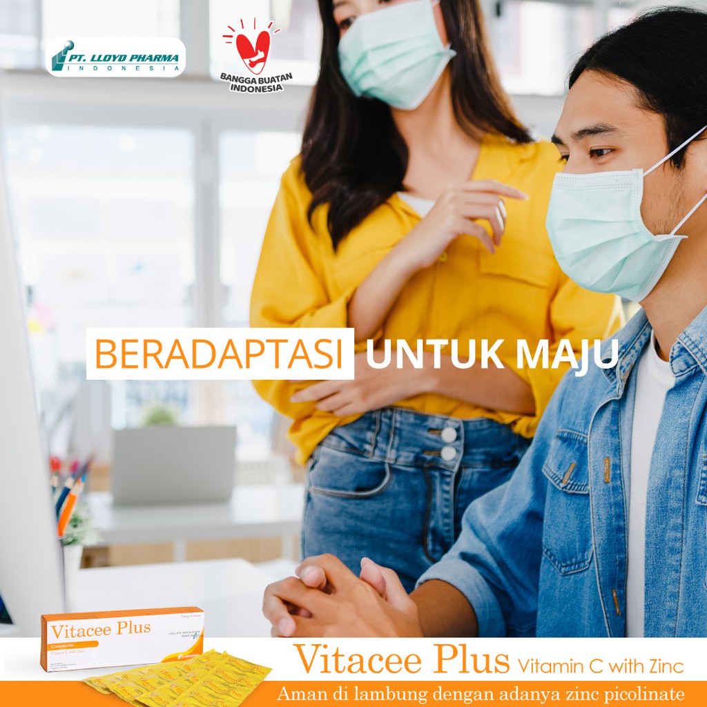 Jual Vitamin C 500mg + Zinc - Vitacee Plus Isi 60 Kapsul | Shopee Indonesia