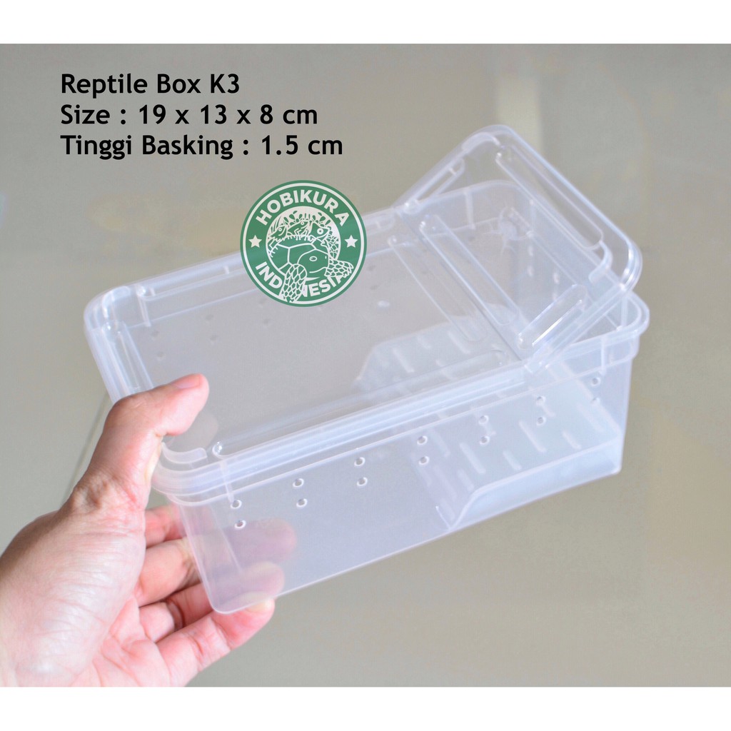 Jual Reptile Box Small K3 / Kotak Kandang Gecko Ular Kodok Pacman ...