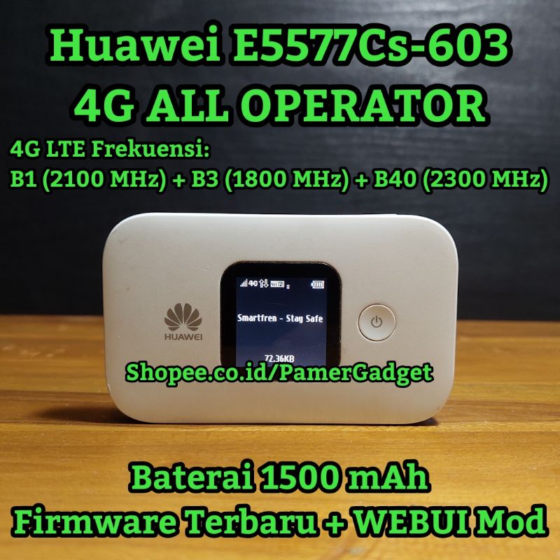 Jual Modem MiFi Huawei E5577 E5577Cs-603 All UNLOCK 4G 3G Semua ...