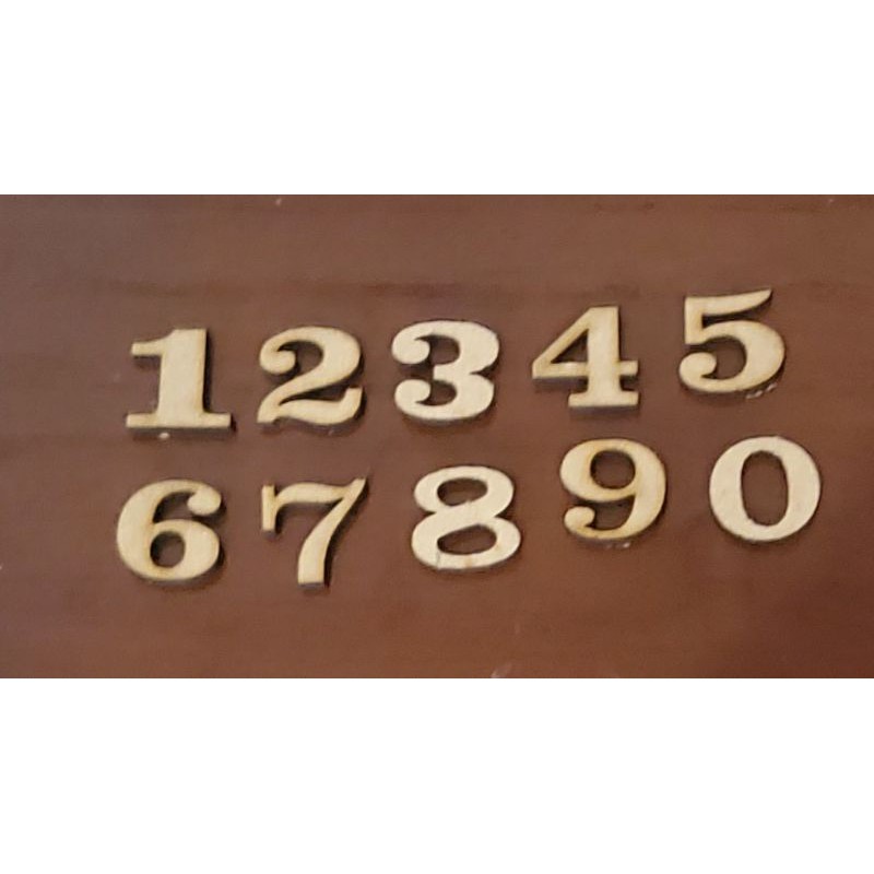 Jual Angka kayu mdf ukuran 1,5 cm custom | Shopee Indonesia