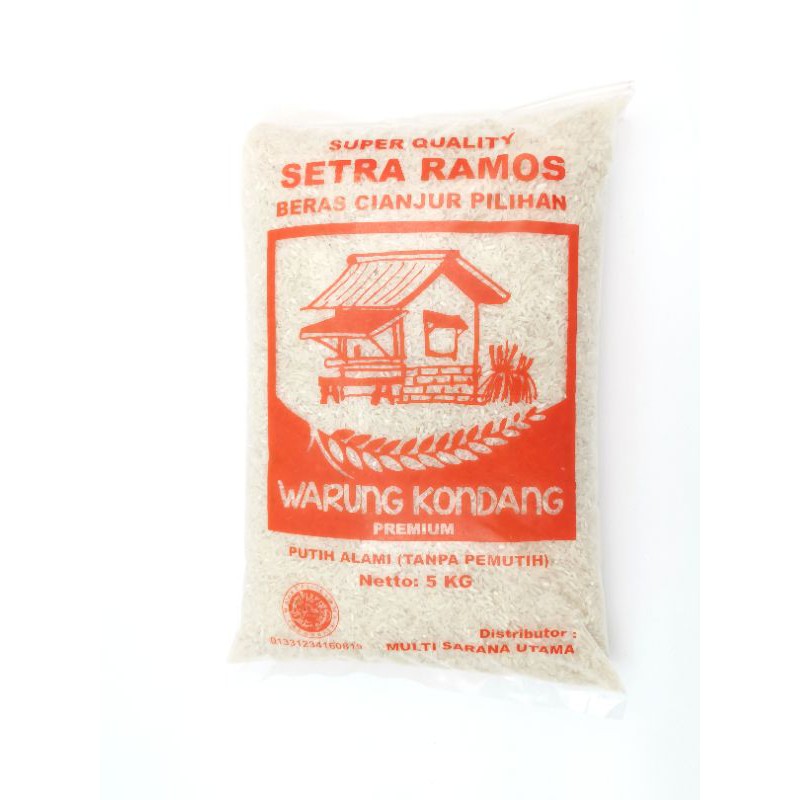 Jual Beras Setra Ramos Cianjur Pilihan Halal 5kg | Shopee Indonesia
