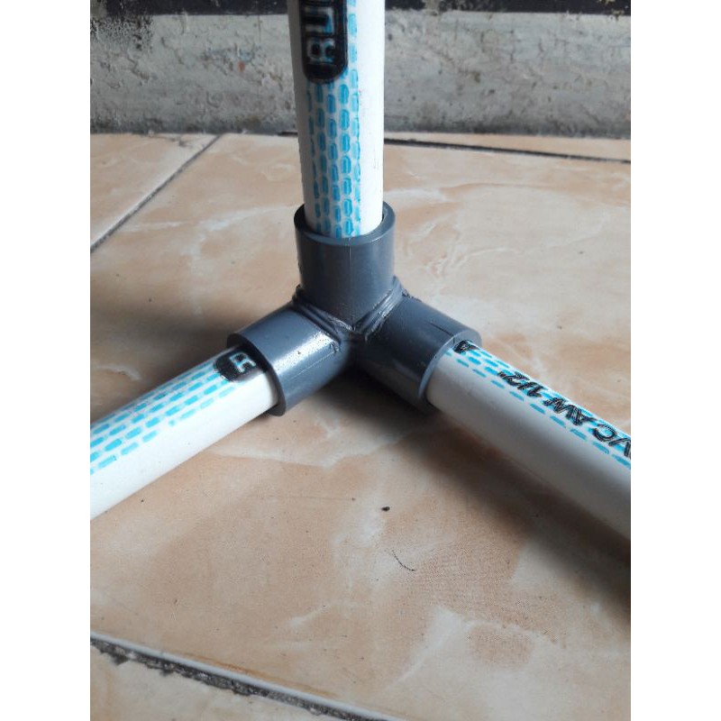 Jual konektor 3 arah sambungan pipa 3 way 1/2 inchi | Shopee Indonesia