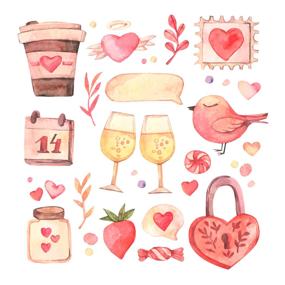 Jual Sticker Valentines Vol.2 / Happy Valentine Sticker / Sticker ...