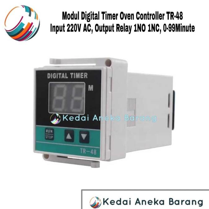 Jual Modul Digital Timer Oven Controller Tr-48 Tr48 220V Ac Output ...