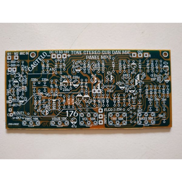 Jual PCB Stereo Tone Control Subwoofer Mic 176 | Shopee Indonesia