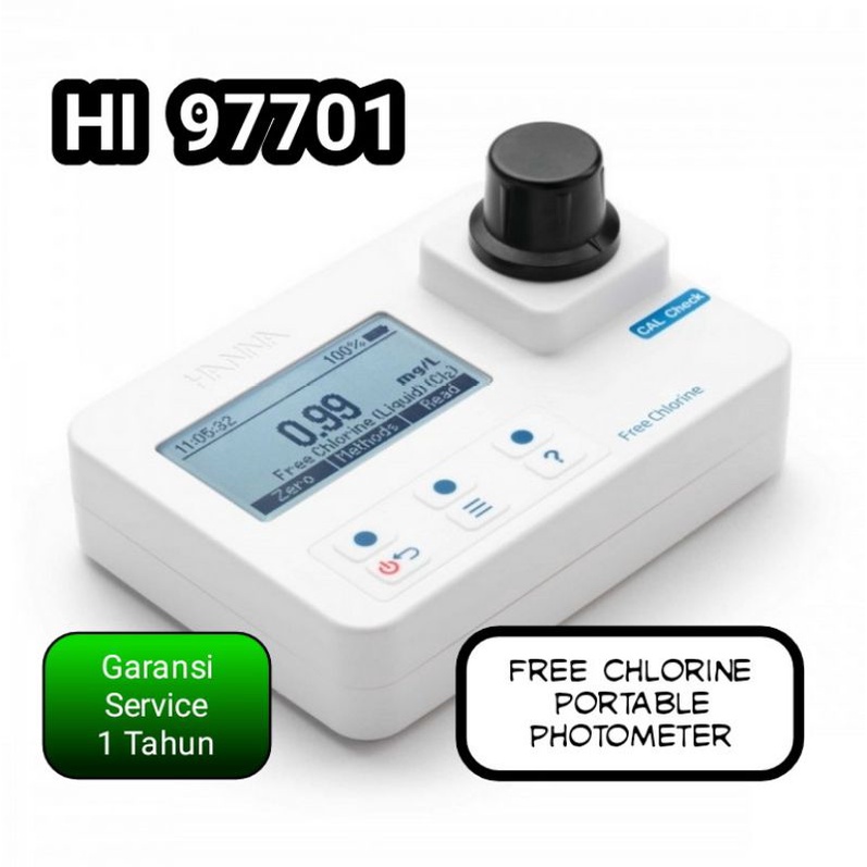 Jual HI-97701 Free Chlorine portable photometer HI97701 | Shopee Indonesia