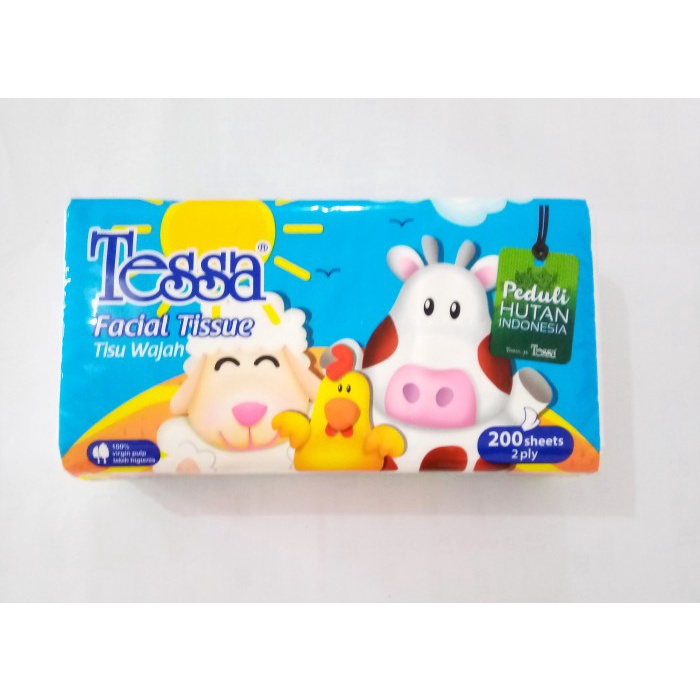 Jual Tissue Tessa TP-06 Facial 200 Sheets barcode 8992931005068 PER PCS ...