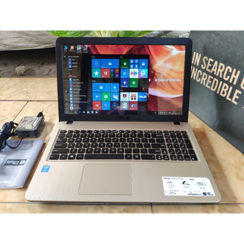 Jual Laptop Asus X540L Intel Core i3 Gen 5 RAM 4 GB HDD 1 TB | Shopee ...