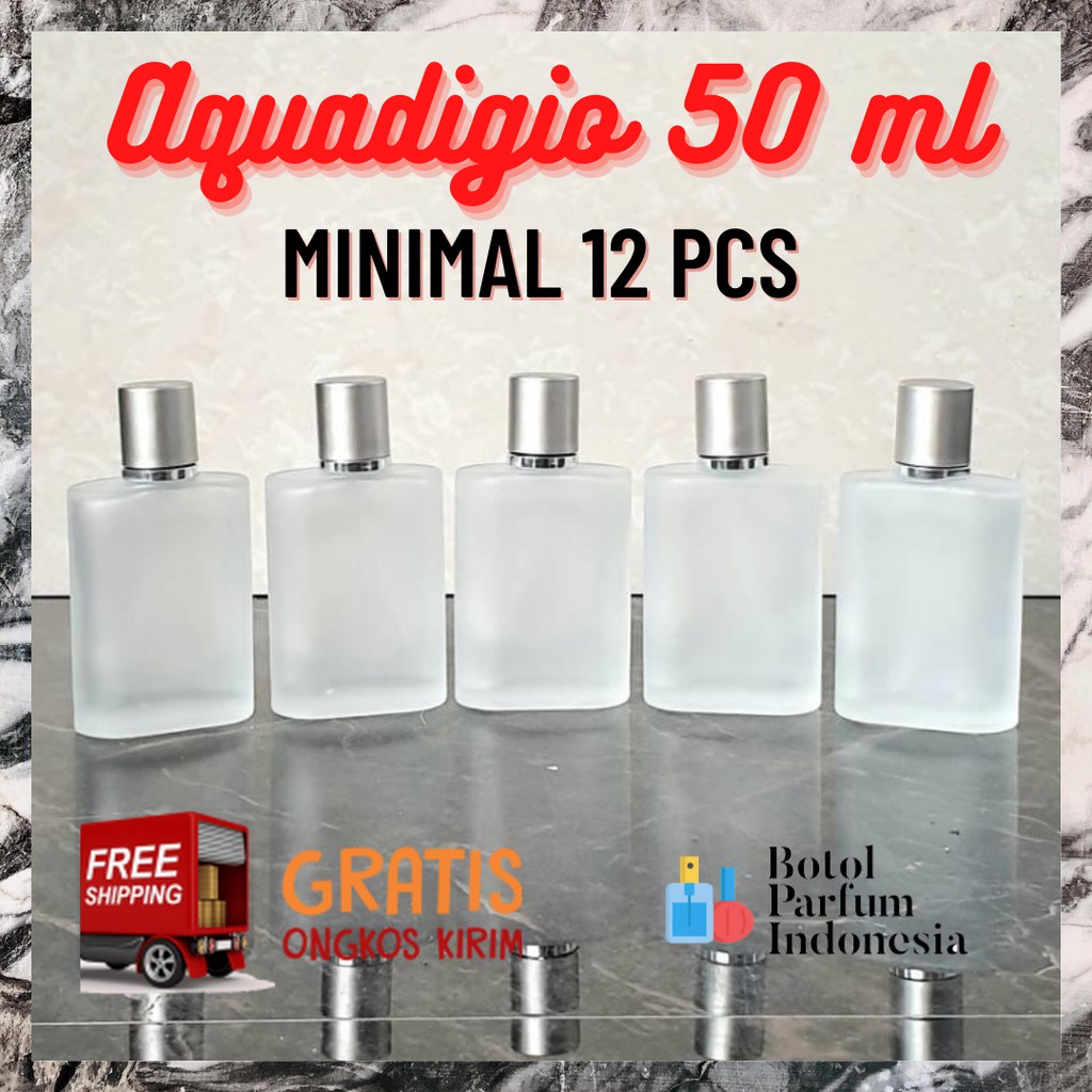 Jual BOTOL PARFUM KOSONG SPRAY KACA 50 ML (AQUADIGIO ADG DOFF 50 ML ...