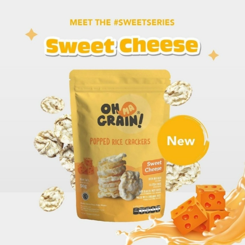 Jual Oh Ma Grain OHMAGRAIN Keripik Beras Organic Popped Rice Crackers ...