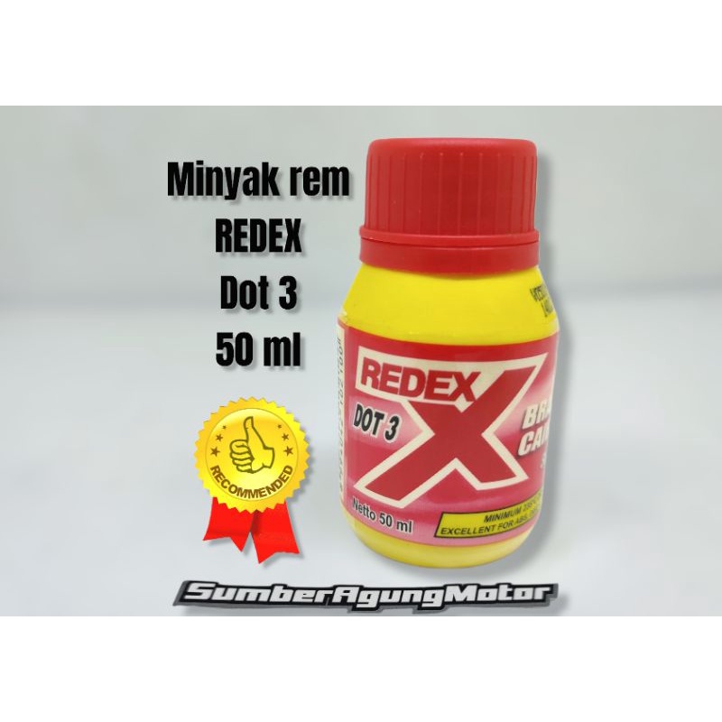 Jual OLIE OLI REM MINYAK REM REDEX KECIL DOT3 NETTO 50 MLSUPER HEAVY ...