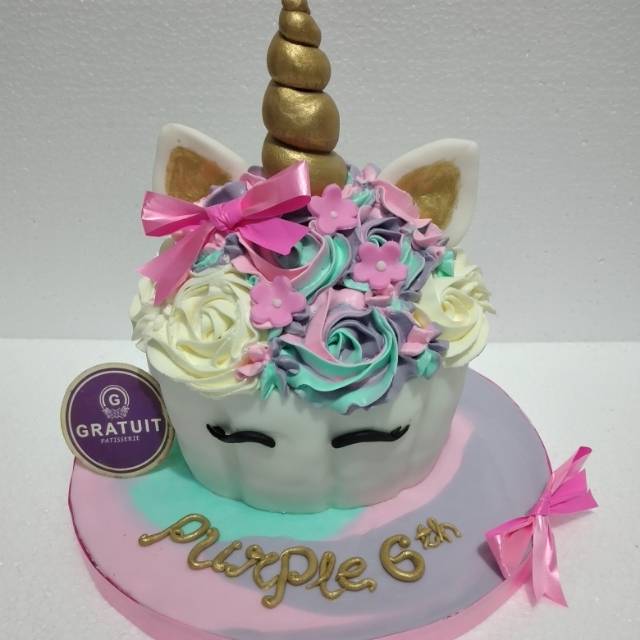 Jual kue unicorn / KUE ULANG TAHUN 15cm | Shopee Indonesia