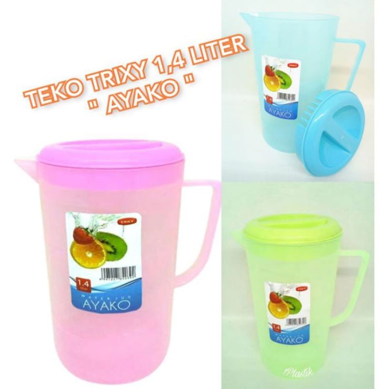 Jual TEKO ESKAN TRIXY AYAKO 1,4 LITER WATER JUG TEKO AIR MINUM MURAH ...