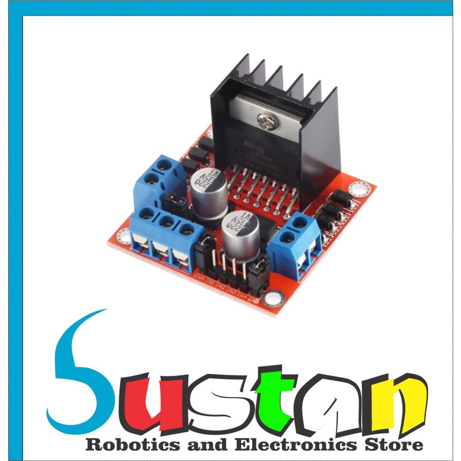 Jual DRIVER MOTOR MODULE L298N L298N IC L298N | Shopee Indonesia