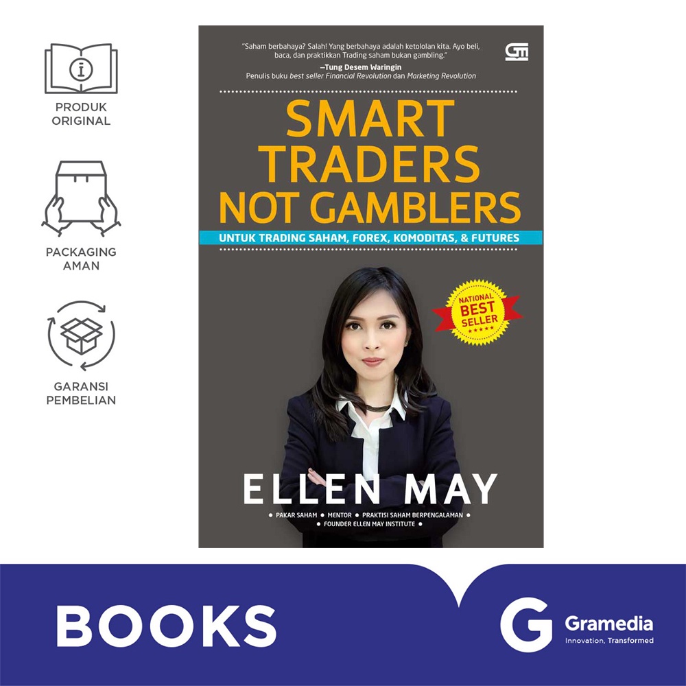 Jual Smart Traders Not Gamblers | Shopee Indonesia