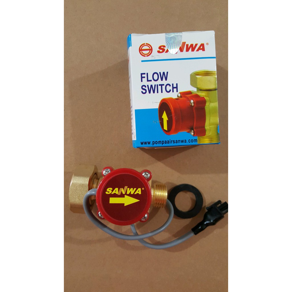 Jual Sanwa WATER FLOW SWITCH 1 x 1per2 INCH SAKLAR OTOMATIS POMPA PENDORONG SANWA | Shopee Indonesia