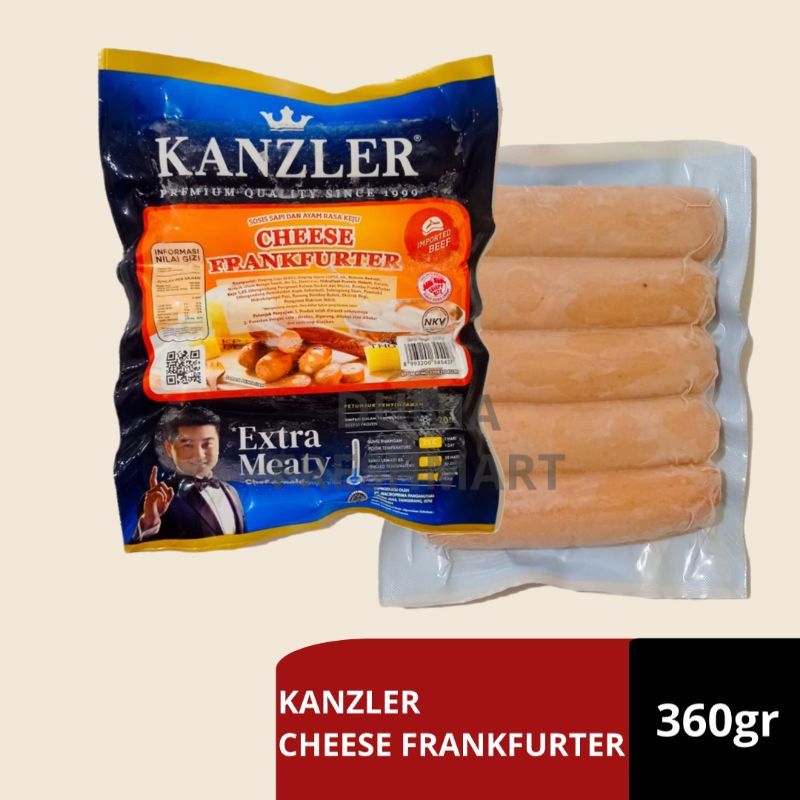 Jual Kanzler Sosis Keju Cheese Frankfurter 360gram sosis kanzler sosis ...
