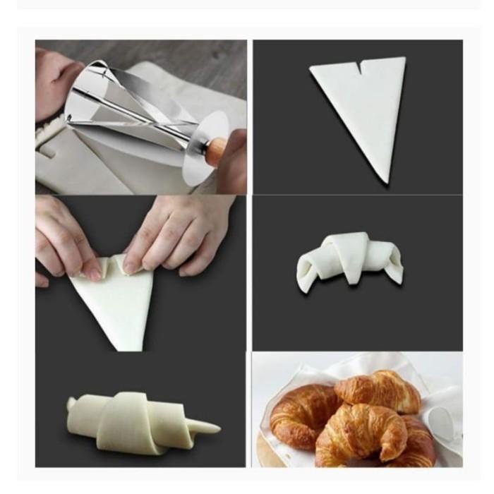 Jual Knife Cake | Croissant Cutter / Alat Pemotong Croissant | Shopee ...